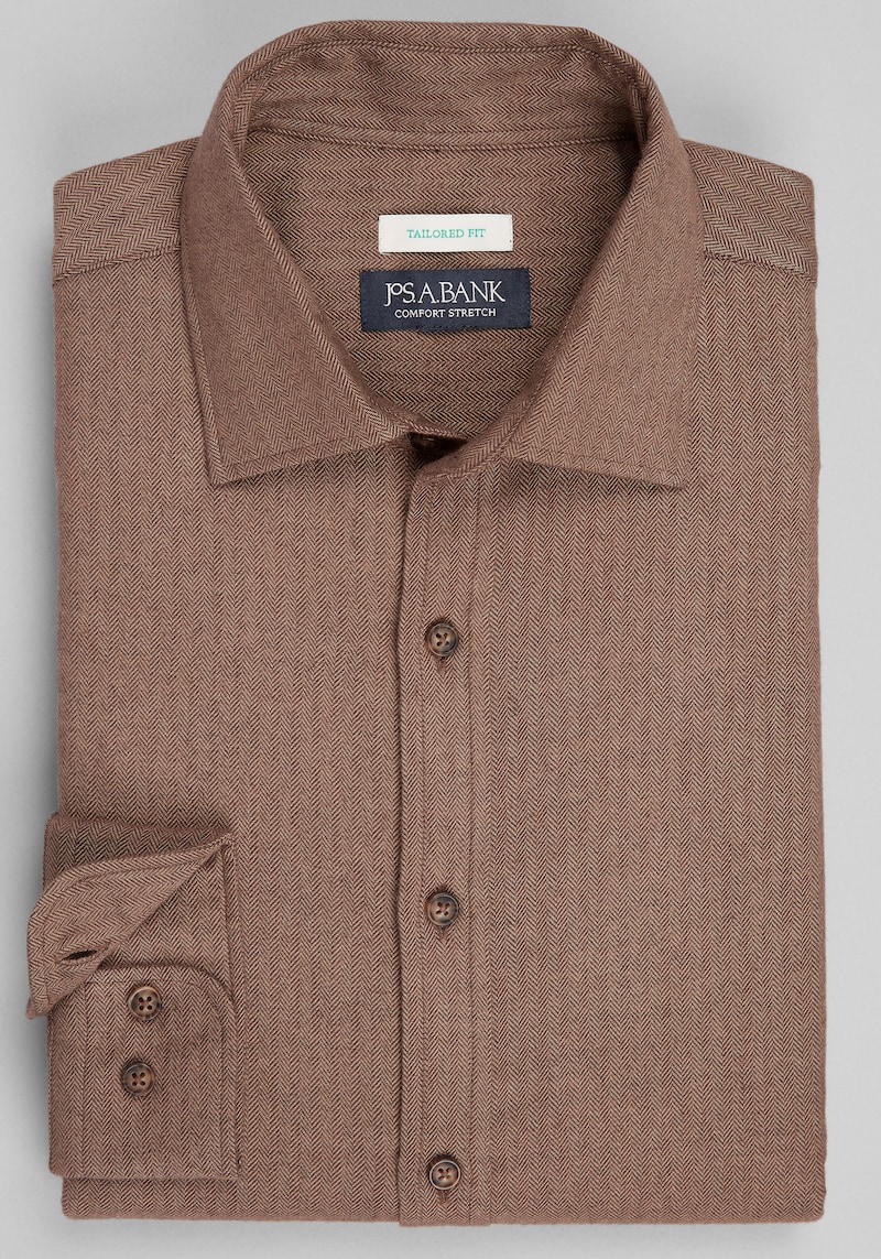 Click here for Mens Big & Tall Jos. A Bank Tailored Fit Herringbo... prices