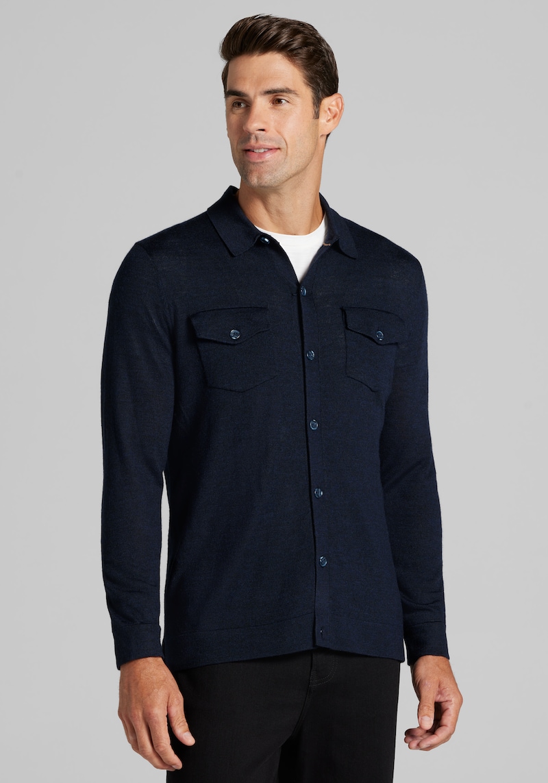 Click here for Mens Big & Tall Jos. A. Bank Tailored Fit Merino W... prices