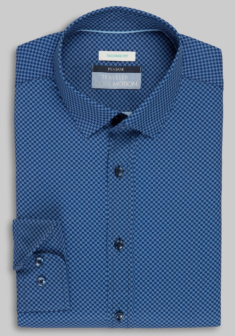 Click here for Mens Traveler Collection Tailored Fit Dot Box 4-Wa... prices