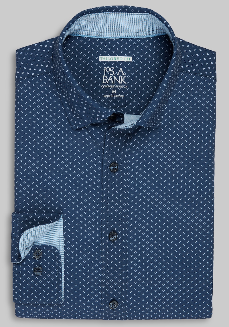 Click here for Mens Traveler® Collection Tailored Fit Diamond Hyb... prices