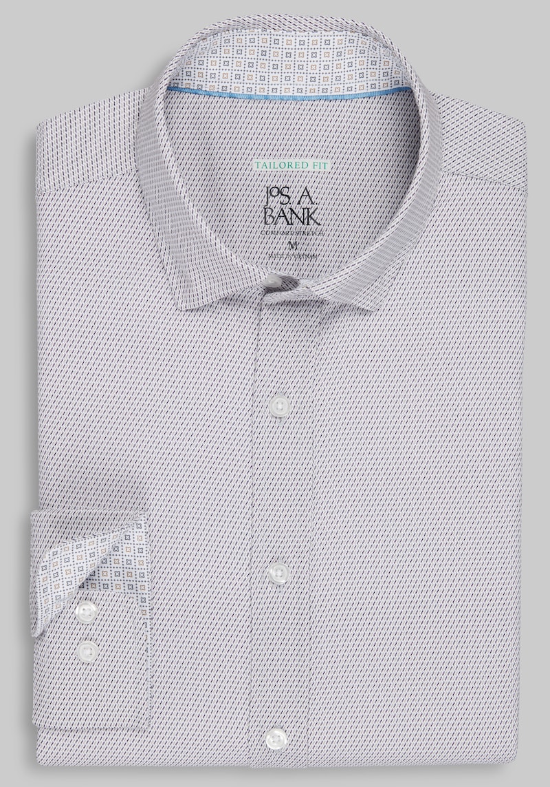 Click here for Mens Traveler Collection Tailored Fit Angled Print... prices