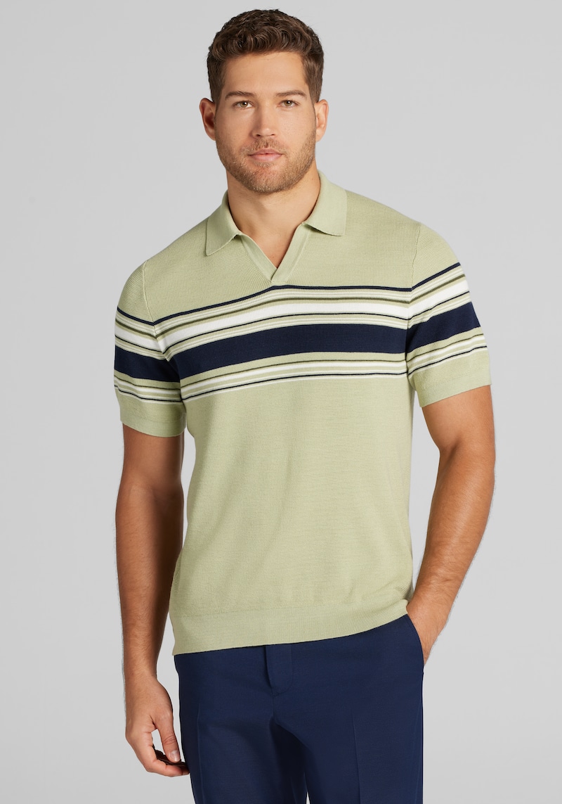 Click here for Mens Jos. A. Bank Tailored Fit Engineered Stripe J... prices