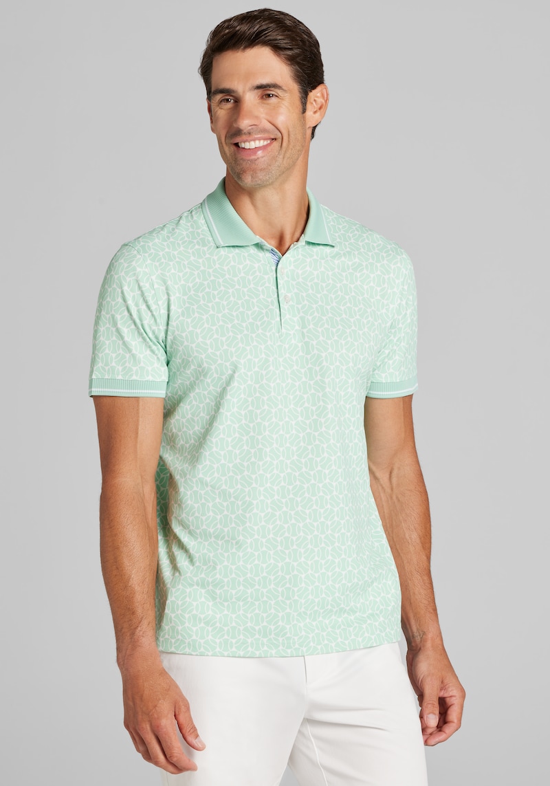 Click here for Mens Con. Struct Slim Fit Tennis Ball Tipped Pique... prices