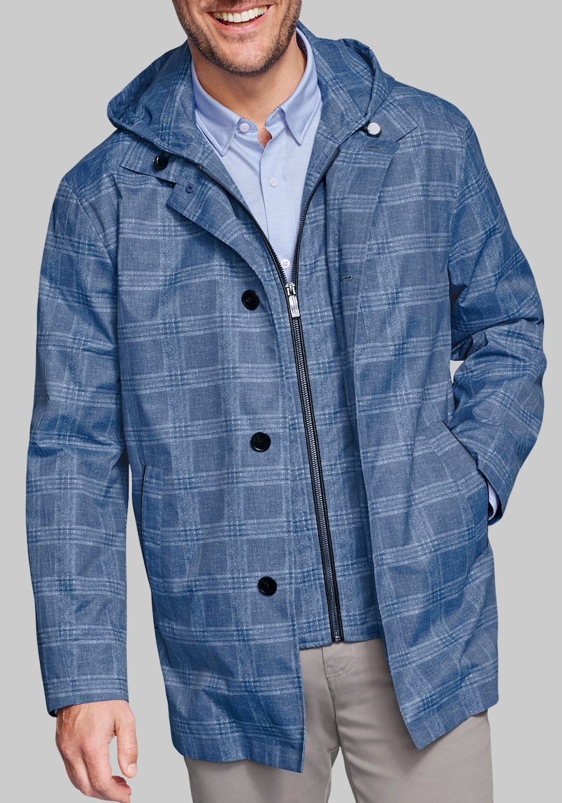 Click here for Mens Johnston & Murphy Upton Raincoat with Hood at... prices