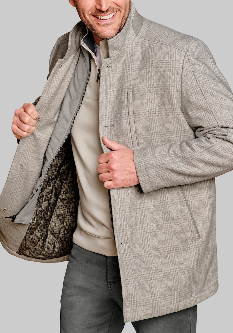 Click here for Mens Johnston & Murphy Tailored Fit Upton Car Coat... prices