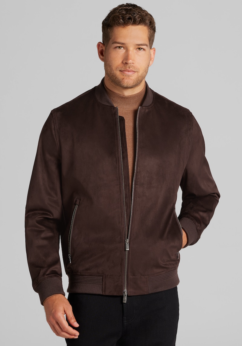 Click here for Mens Big & Tall Jos. A. Bank Tailored Fit Faux Sue... prices