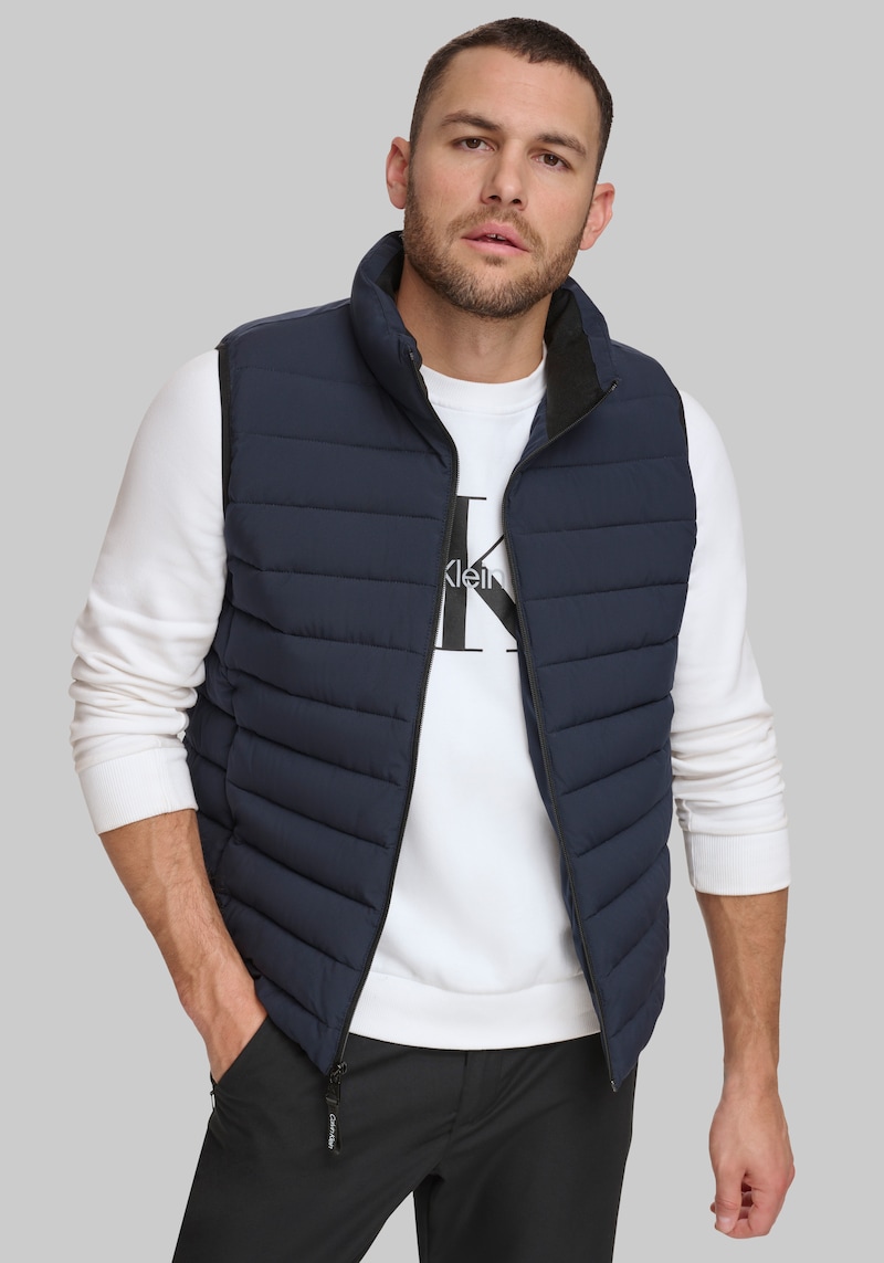 Click here for Mens Calvin Klein Tailored Fit Stretch Puffer Vest... prices