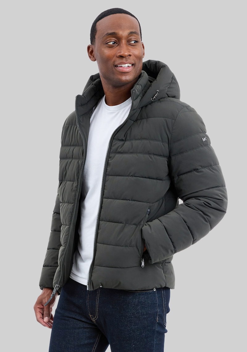 Click here for Mens Michael Kors Tailored Fit Dressy Stretch Hood... prices