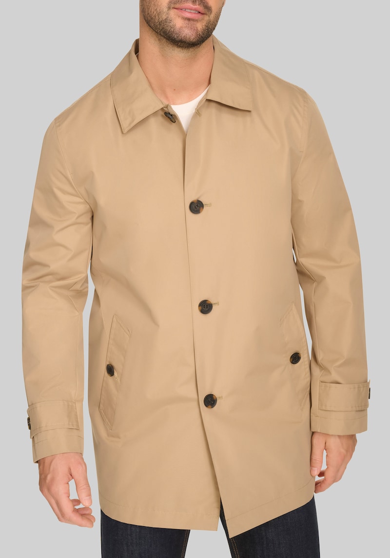 Click here for Mens Cole Haan Traditional Fit Mackintosh Rain Jac... prices