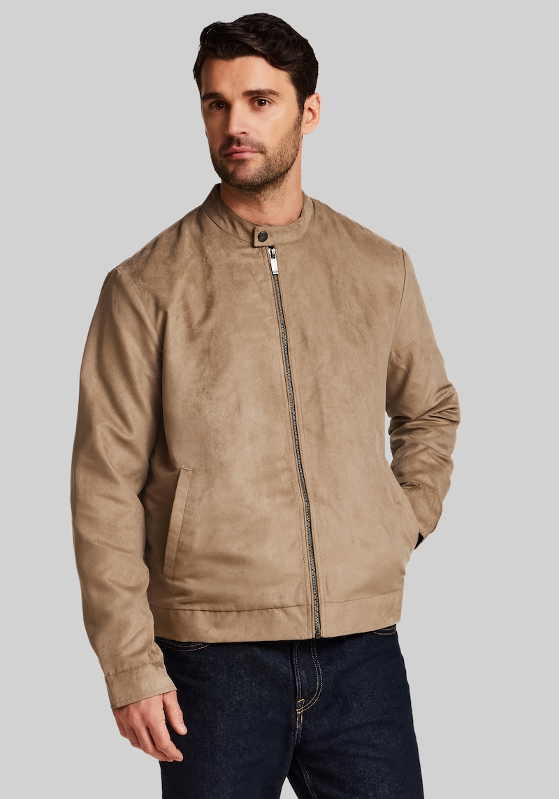 Click here for Mens Weatherproof Tailored Fit Microsuede Moto Jac... prices