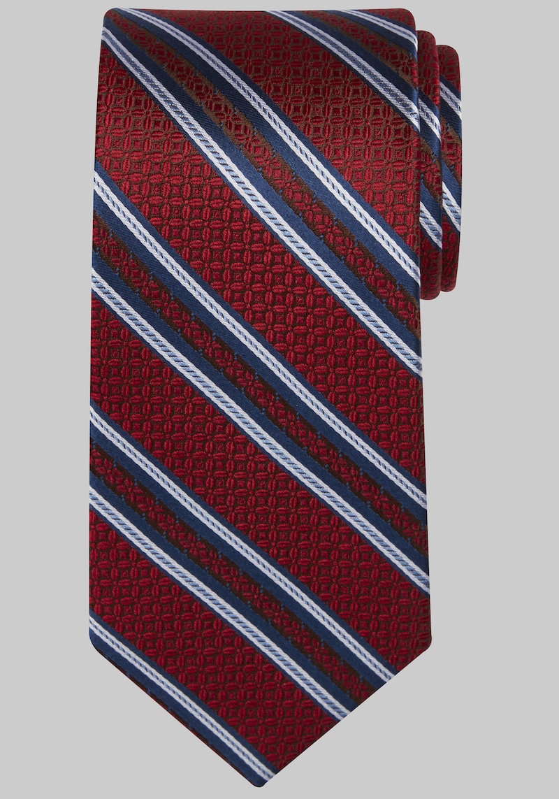 Click here for Mens Reserve Collection Textured Stripe Tie at Jos... prices