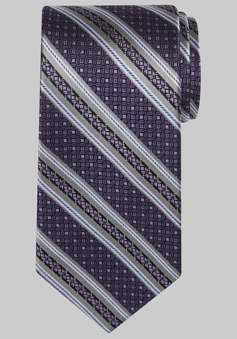 Click here for Mens Reserve Collection Textured Stripe Tie at Jos... prices