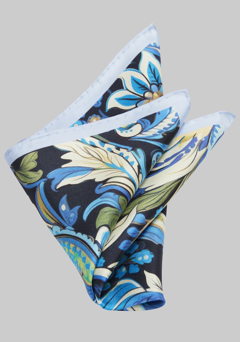 Click here for Mens Jos. A. Bank Watercolor Silk Pocket Square at... prices