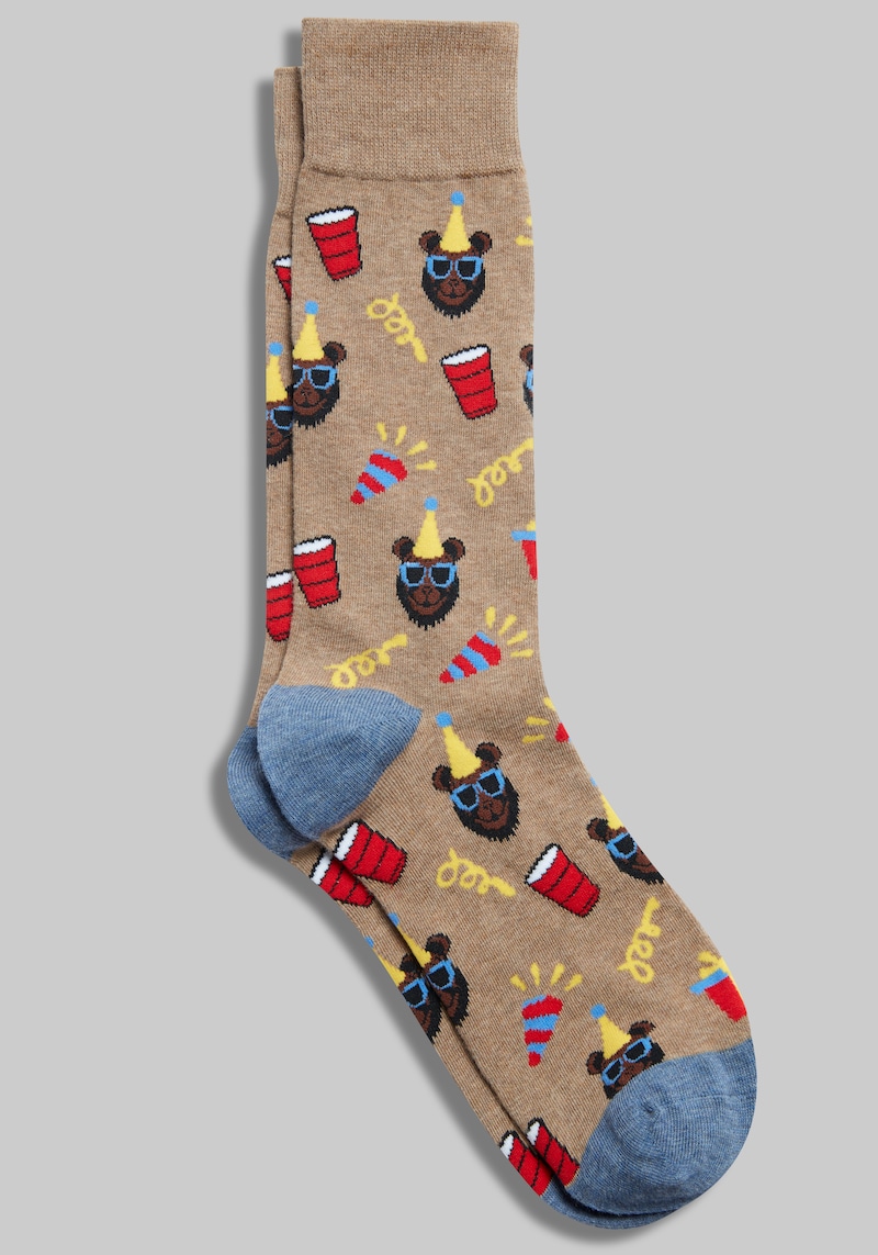 Click here for Mens Jos. A. Bank Party Animal Socks - King Size a... prices
