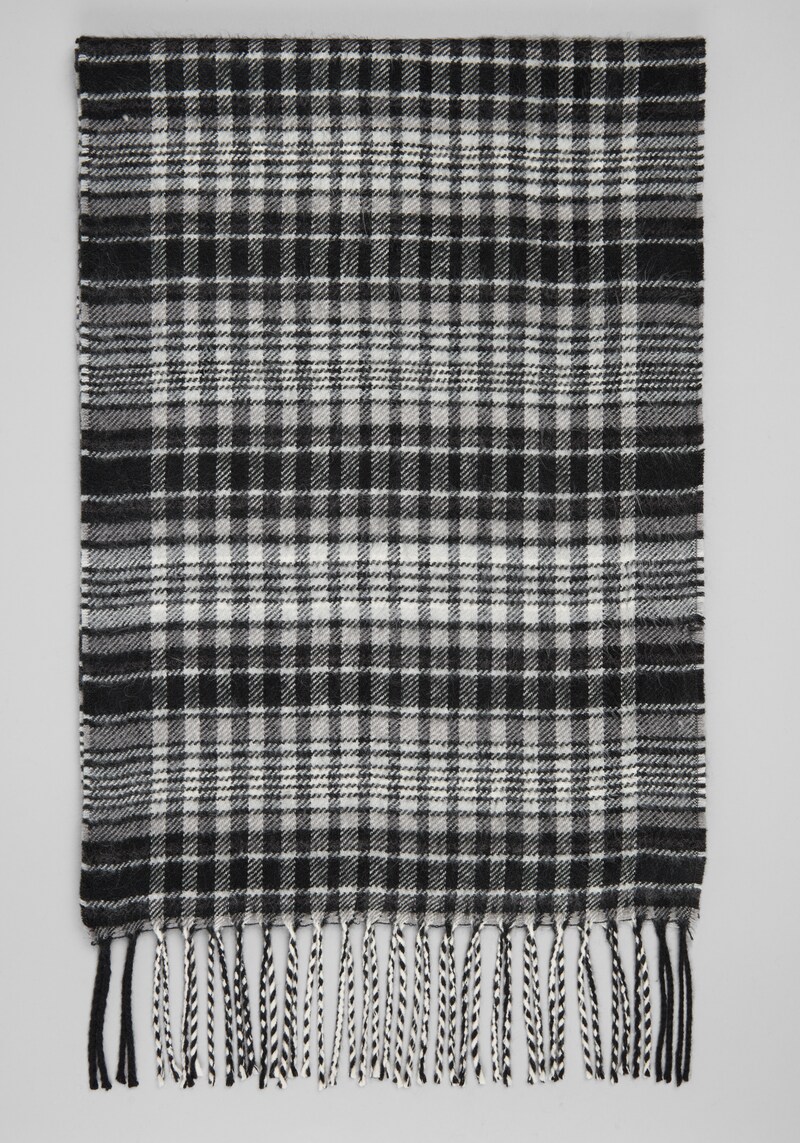 Click here for Mens Jos. A. Bank Tonal Mini Plaid Scarf at Jos. A... prices