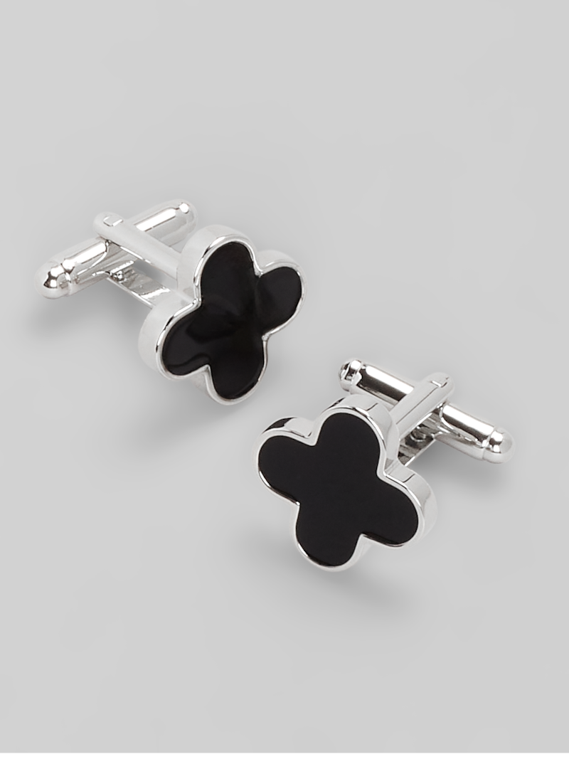 Click here for Mens Jos. A. Bank Clover Enamel Cufflinks at Jos.... prices