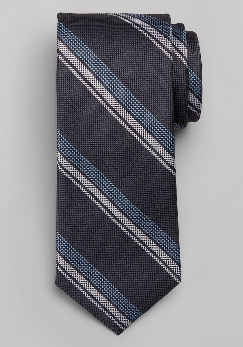 Click here for Mens Joseph A. Bank Fancy Stripe Narrow Tie at Jos... prices