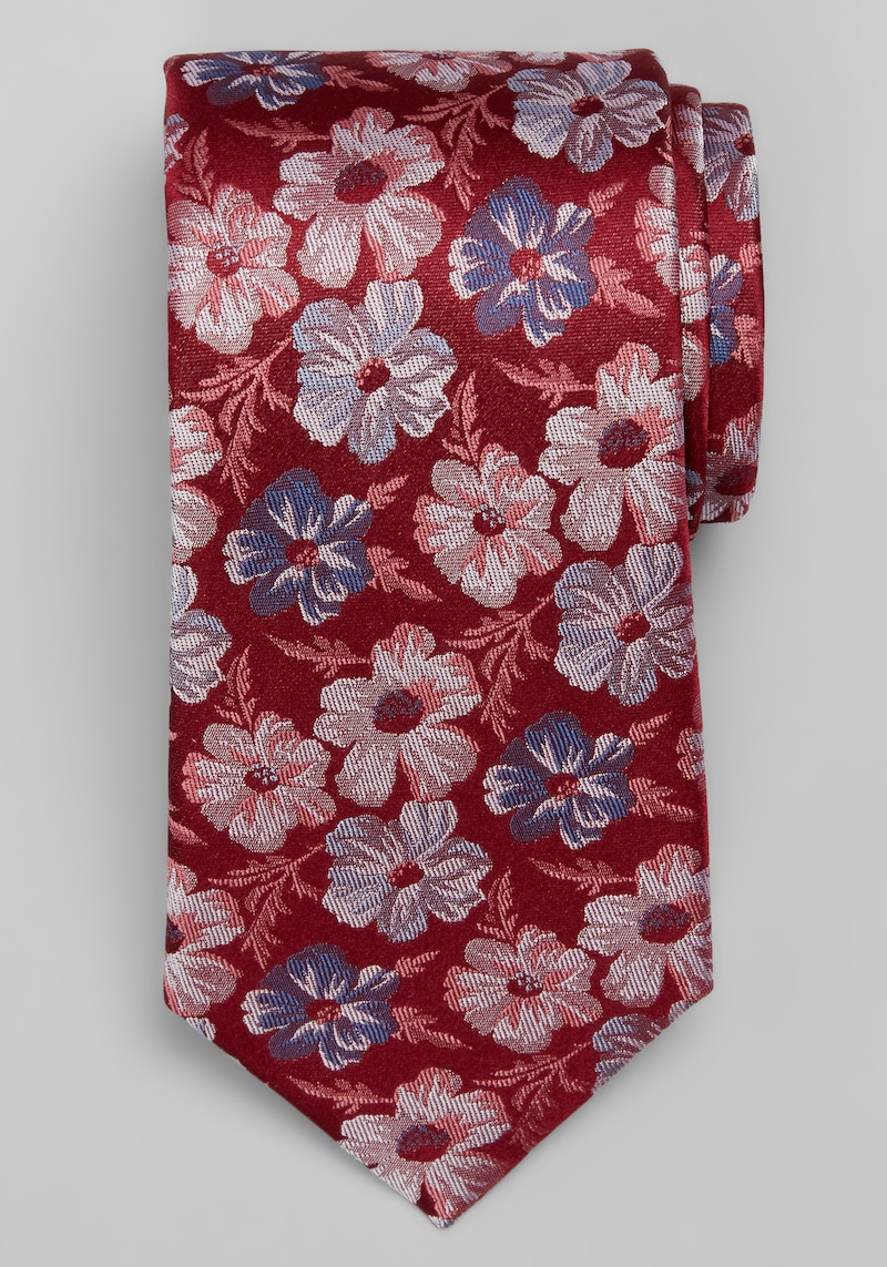 Click here for Mens Reserve Collection Poppies Silk Tie at Jos. A... prices