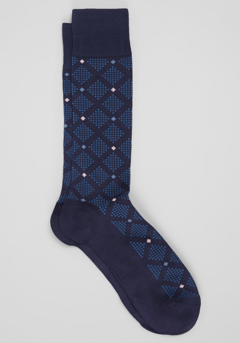 Click here for Mens Jos. A. Bank Diamond Neat Socks  1-Pair at Jo... prices