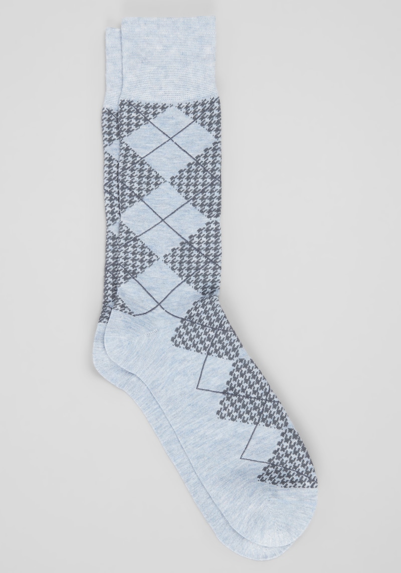 Click here for Mens Jos. A. Bank Houndstooth Argyle Socks  1-Pair... prices