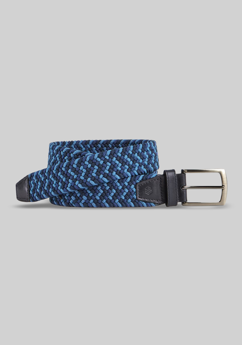 Click here for Mens Johnston & Murphy Woven Stretch Knit Belt at... prices