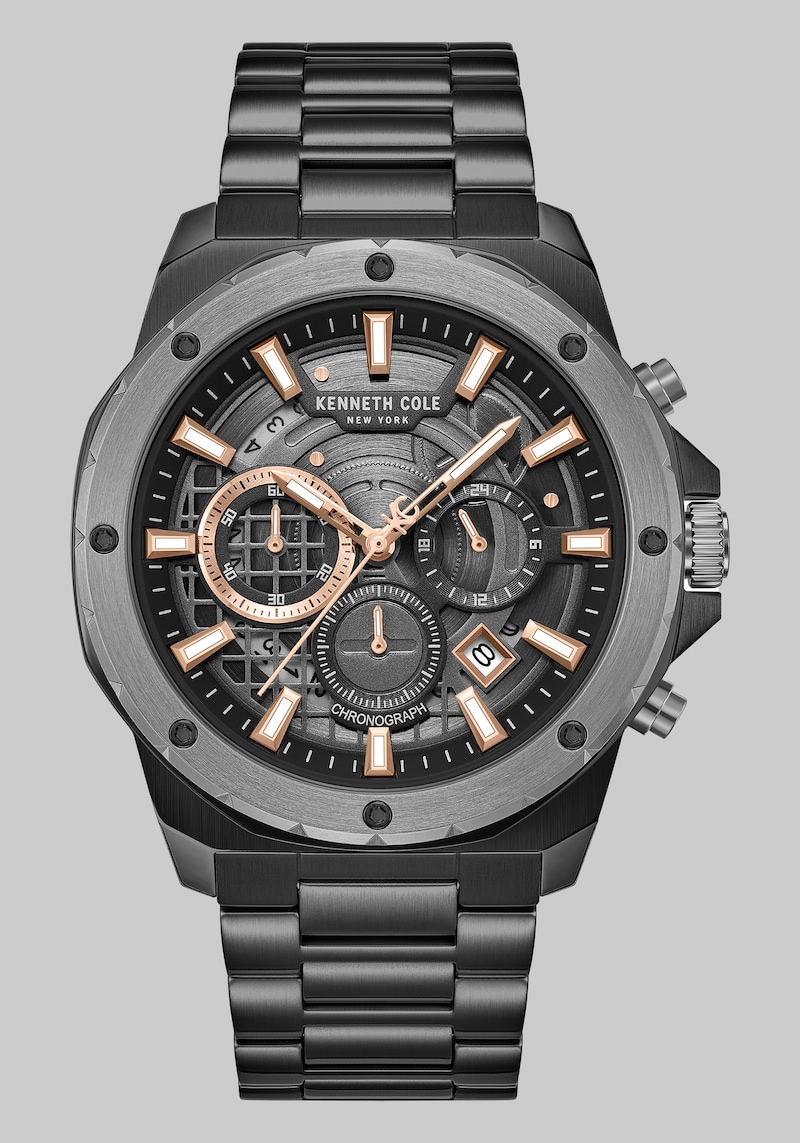 Click here for Mens Kenneth Cole New York Hollis Chronograph Brac... prices