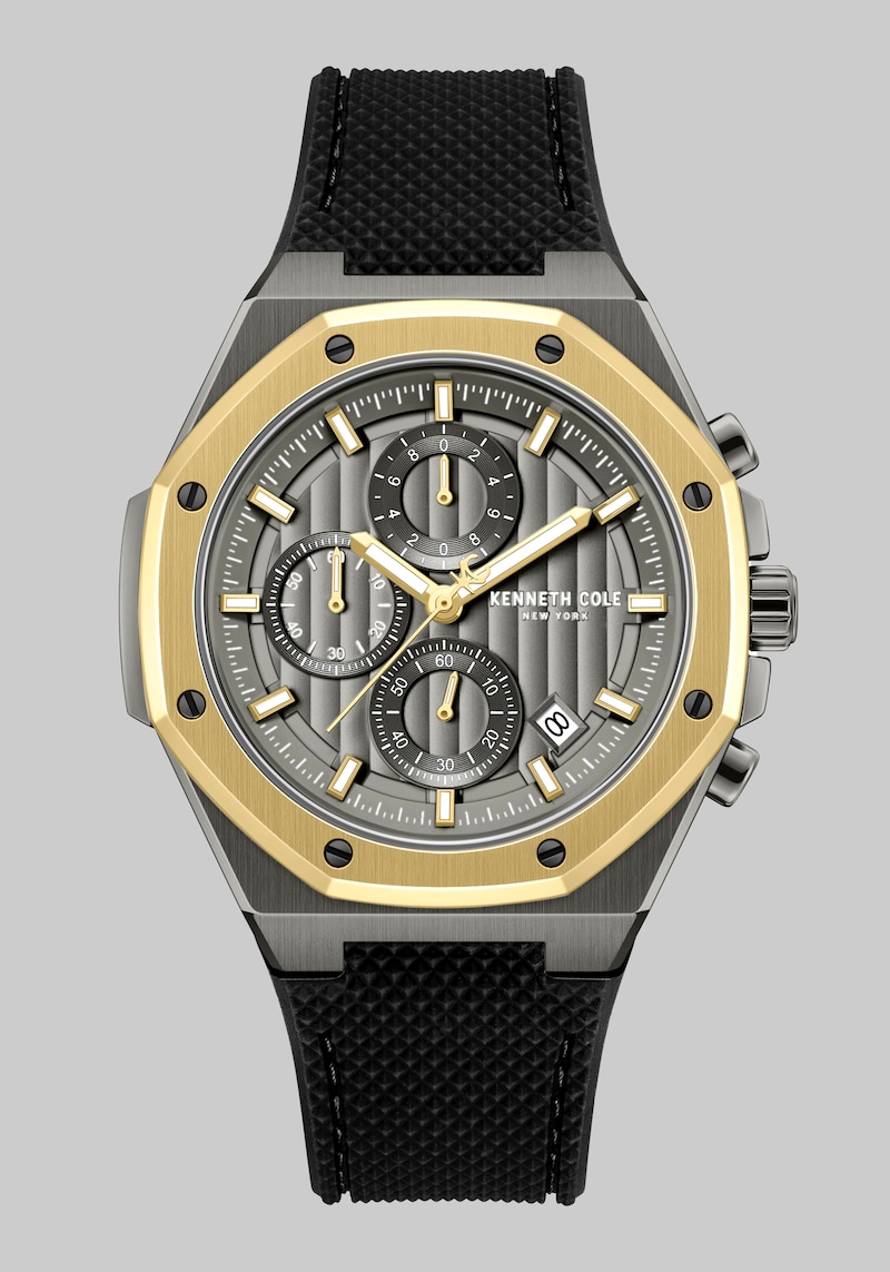 Click here for Mens Kenneth Cole New York Chronograph Silicone St... prices