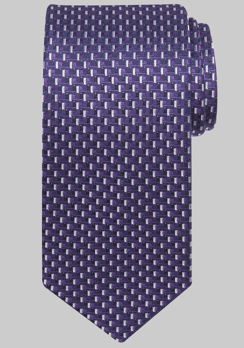 Click here for Mens Traveler® Collection Building Block Neat Tie... prices