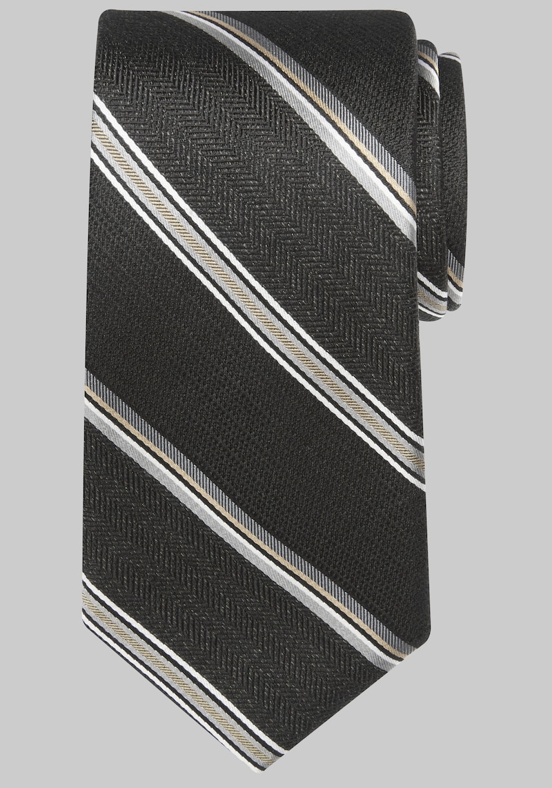 Click here for Mens Reserve Stripe Tie at Jos. A. Bank  Black  Si... prices