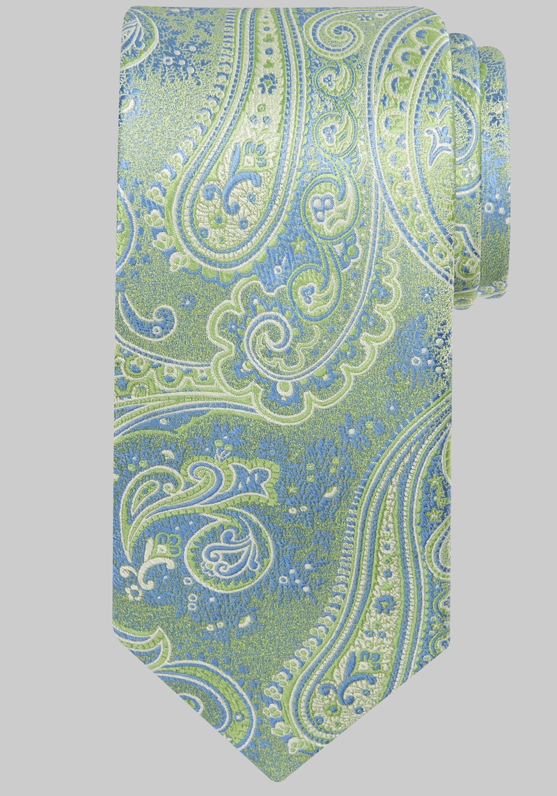 Click here for Mens Traveler® Collection Meander Paisley Tie - Lo... prices