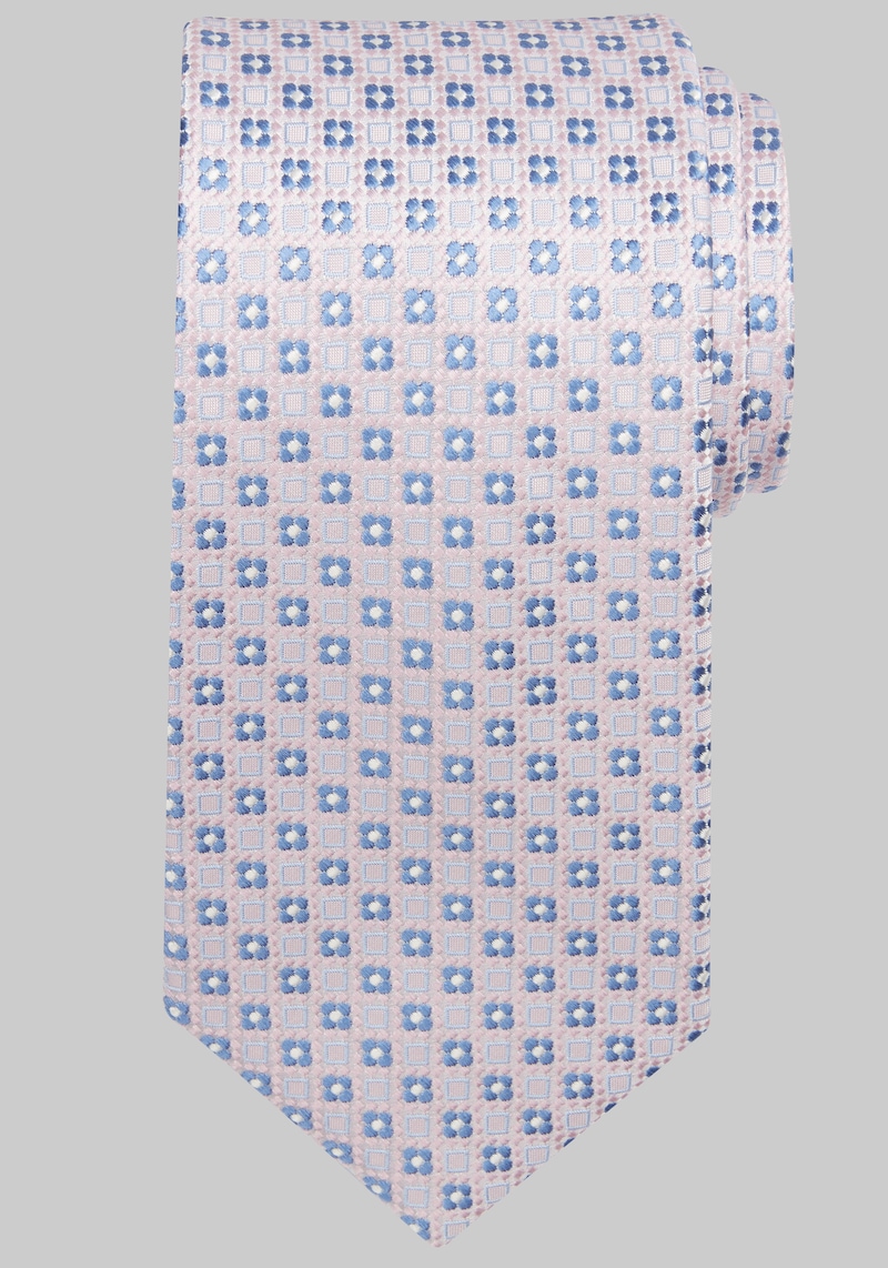 Click here for Mens Traveler® Collection Quadrifoglio Neat Tie -... prices