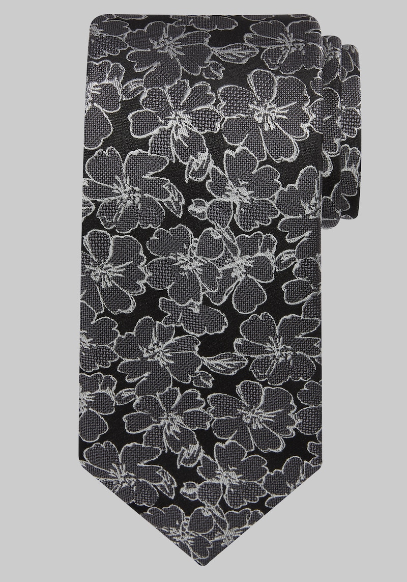 Click here for Mens Reserve Collection Silhouette Floral Tie at J... prices