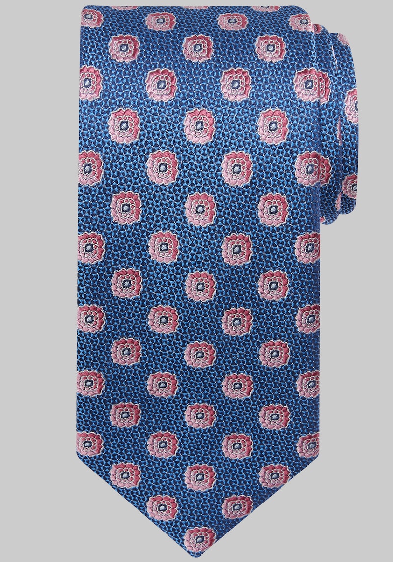 Click here for Mens Reserve Collection Two-Tone Neat Tie - Long a... prices