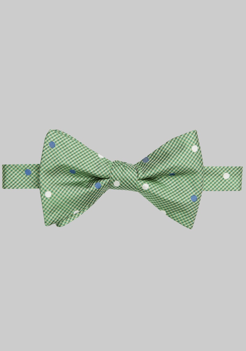Click here for Mens Jos. A. Bank Houndstooth & Dot Pre-Tied Bow T... prices