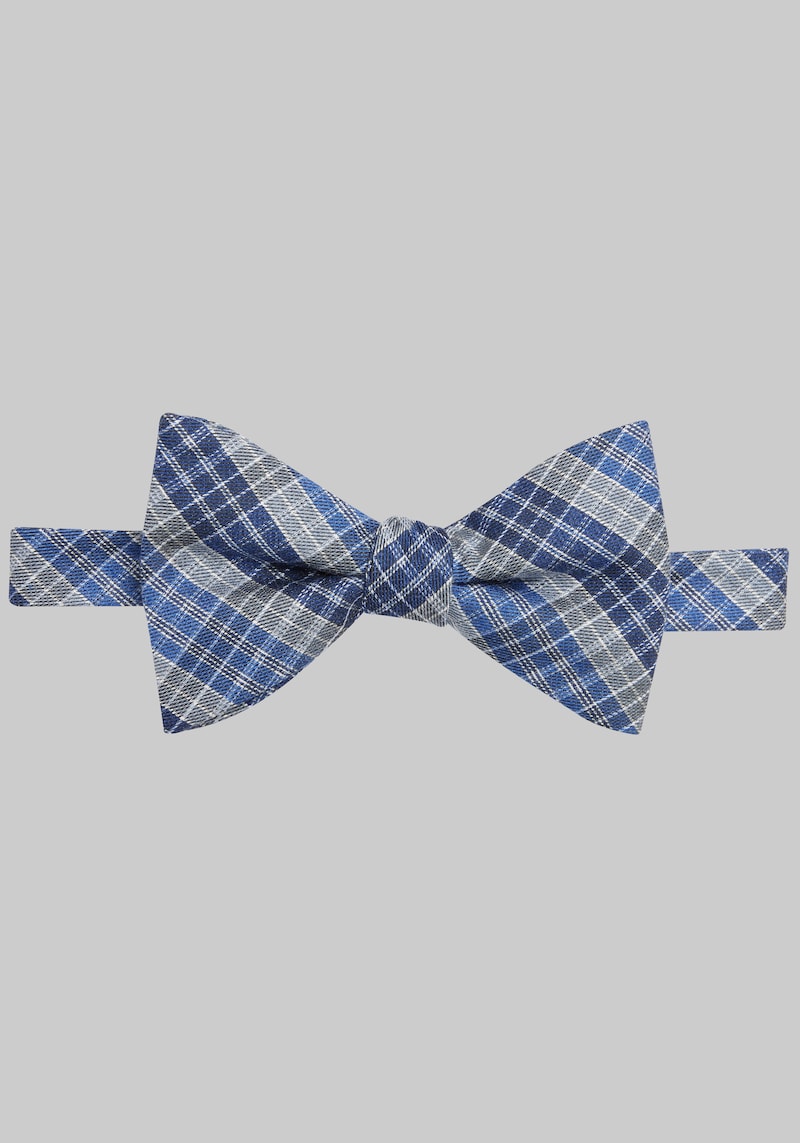Click here for Mens Jos. A. Bank Poppy Plaid Pre-Tied Bow Tie at... prices