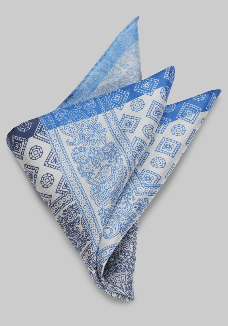 Click here for Mens Jos. A. Bank Paisley Patchwork Pocket Square... prices