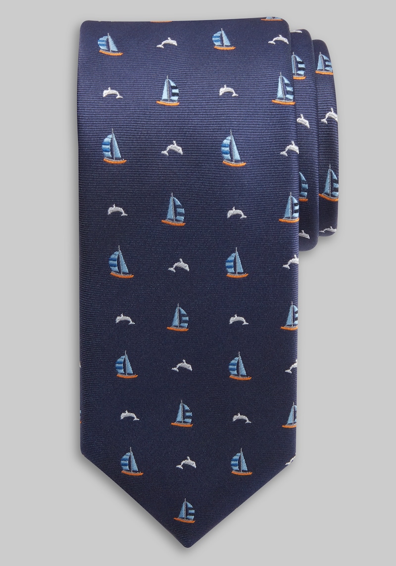 Click here for Mens Jos. A. Bank Sailboats & Dolphins Tie at Jos.... prices