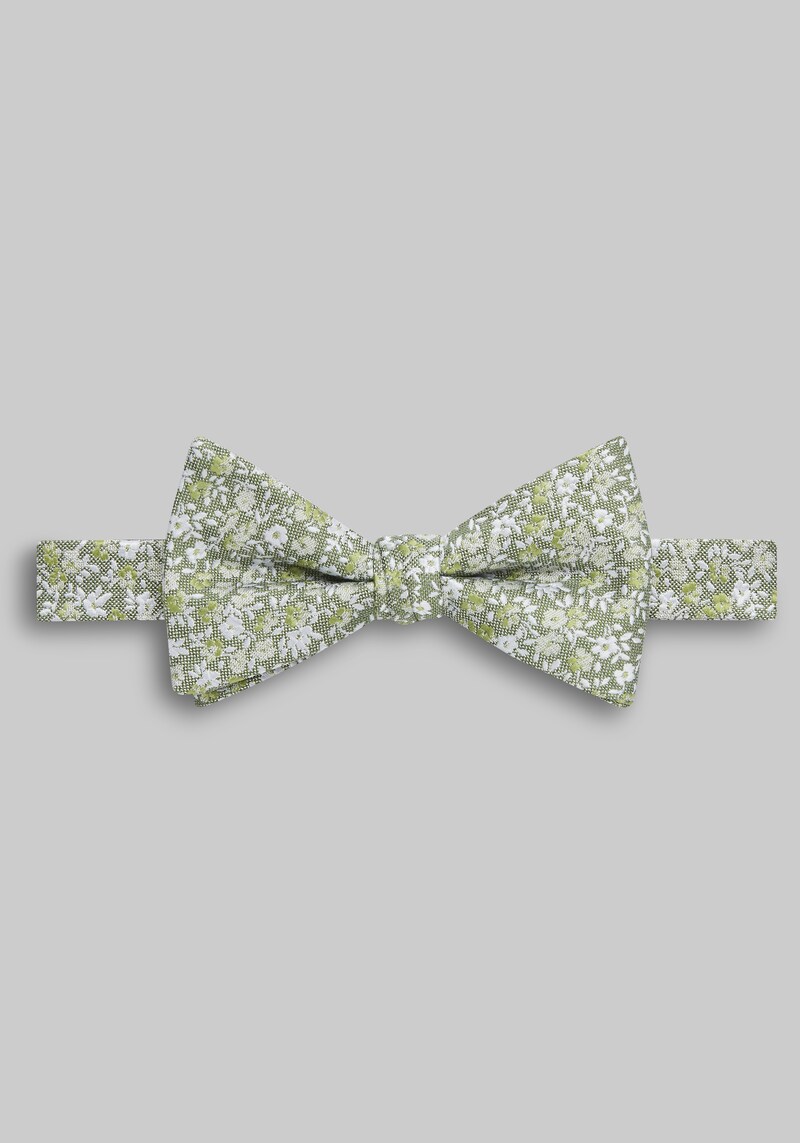 Click here for Mens Jos. A. Bank Small Floral Pre-Tied Bow Tie at... prices