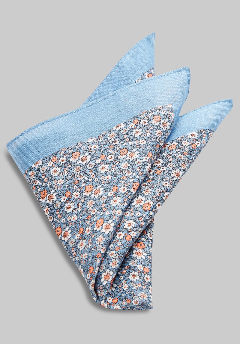 Click here for Mens Jos. A. Bank Crowded Floral Pocket Square at... prices