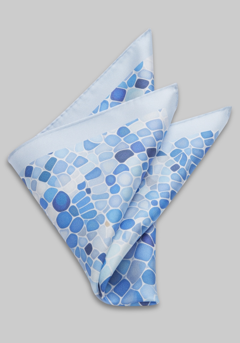 Click here for Mens Jos. A. Bank Watercolor Mosaic Pocket Square... prices