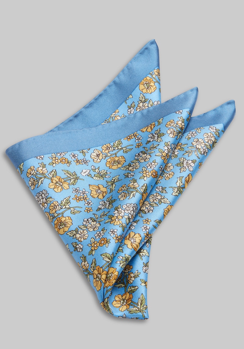 Click here for Mens Jos. A. Bank Tossed Flowers Pocket Square at... prices