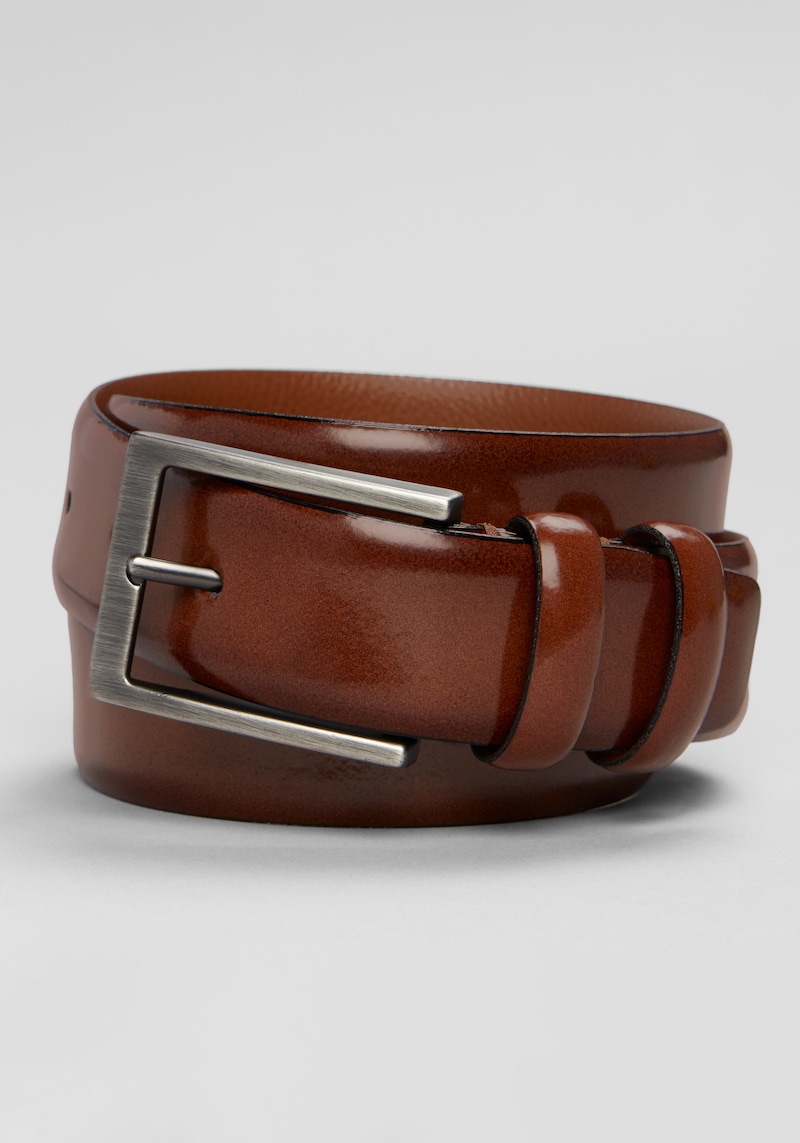 Click here for Mens Jos A. Bank Marbleized Leather Dress Belt - L... prices
