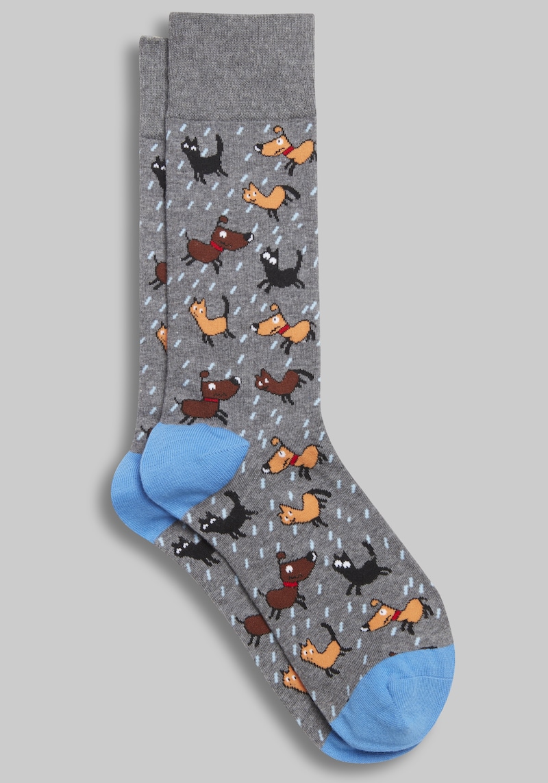 Click here for Mens Jos. A. Bank Raining Cats & Dogs Socks at Jos... prices