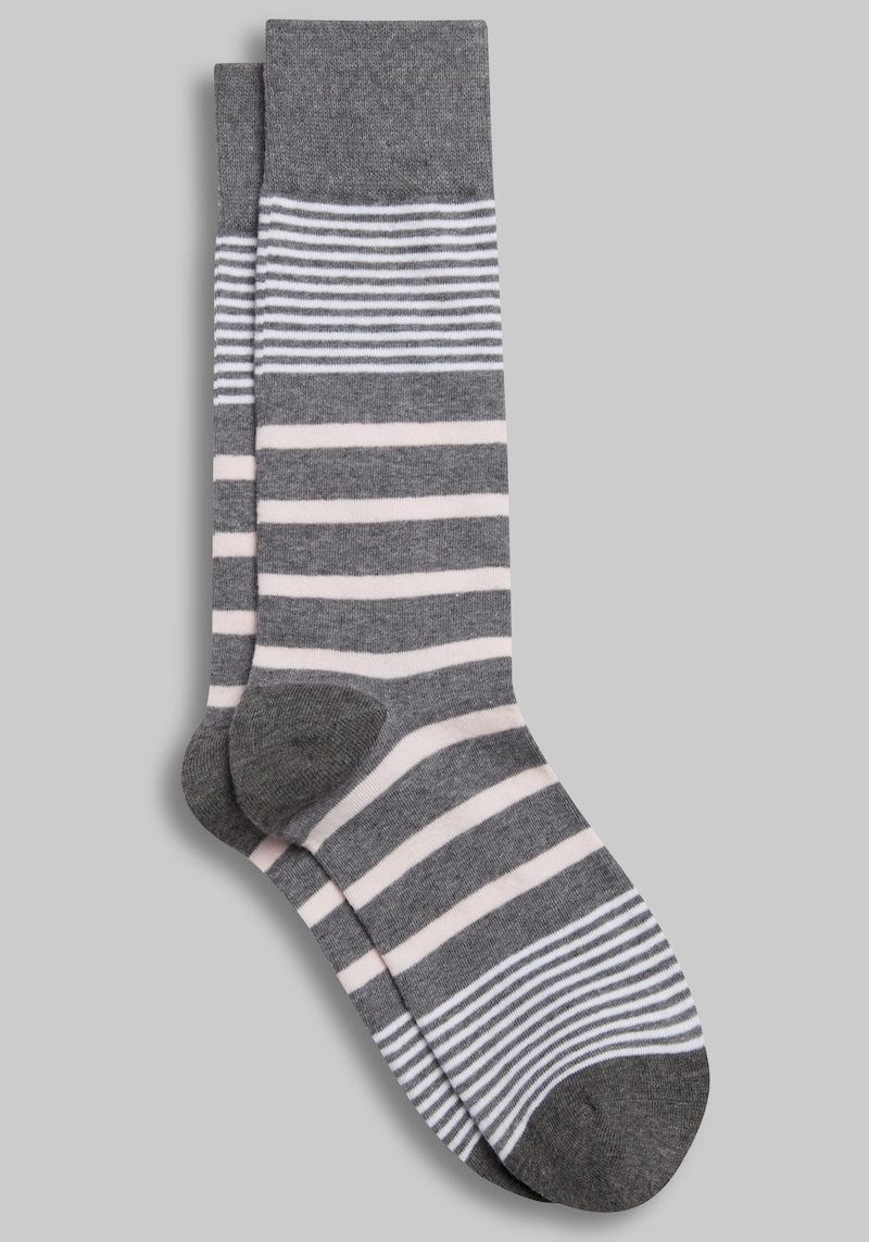 Click here for Mens Jos. A. Bank Variegated Stripe Socks at Jos.... prices
