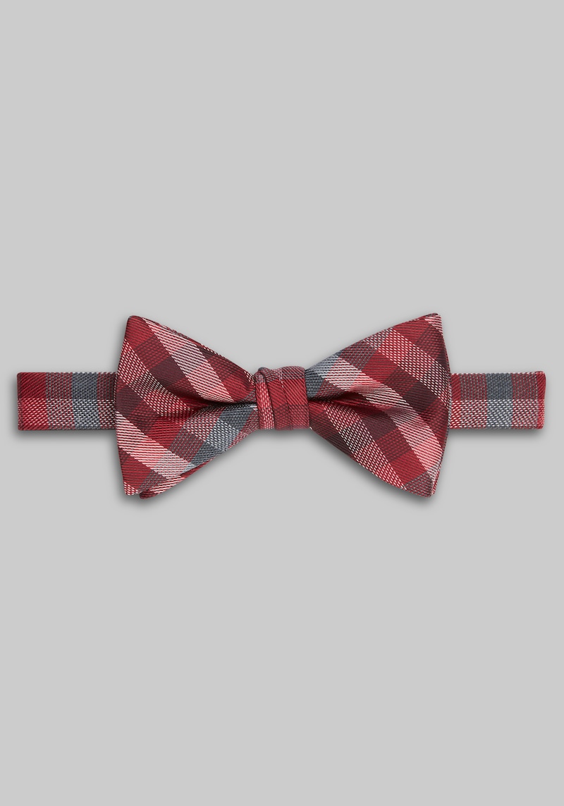 Click here for Mens Jos. A. Bank Plaid Pre-Tied Bow Tie at Jos. A... prices