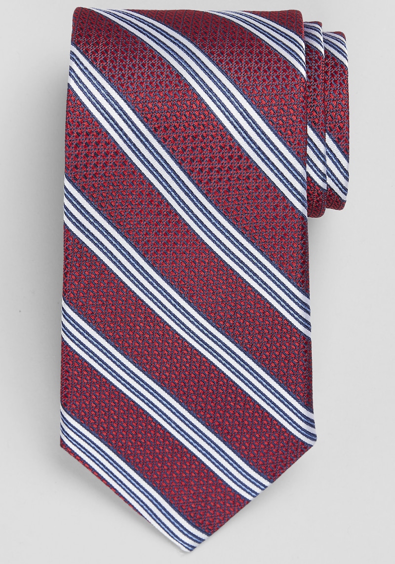 Click here for Mens Reserve Collection Textured Stripe Tie at Jos... prices