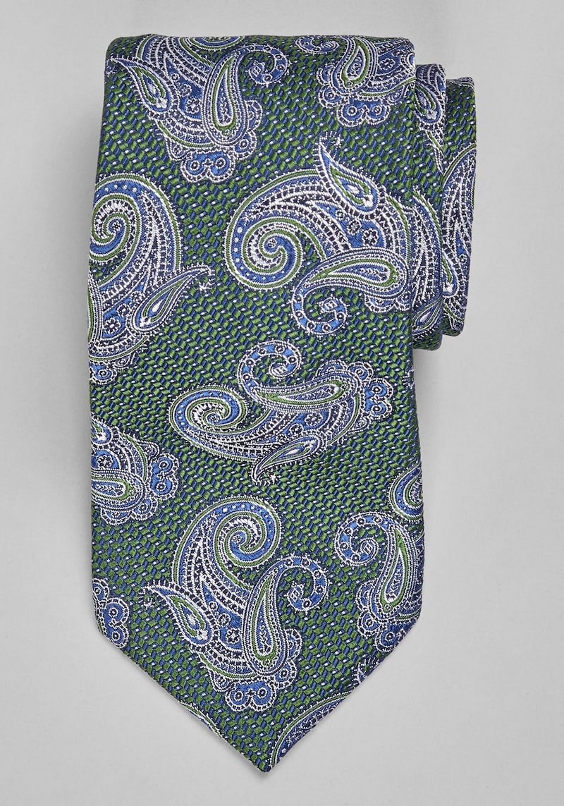 Click here for Mens Reserve Collection Paisley Tie - Long at Jos.... prices
