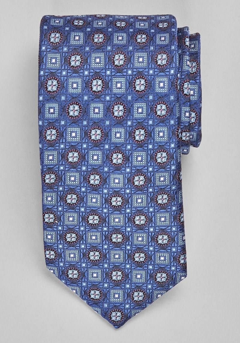 Click here for Mens TravelerÂ® Collection Medallion Tie at Jos. A... prices