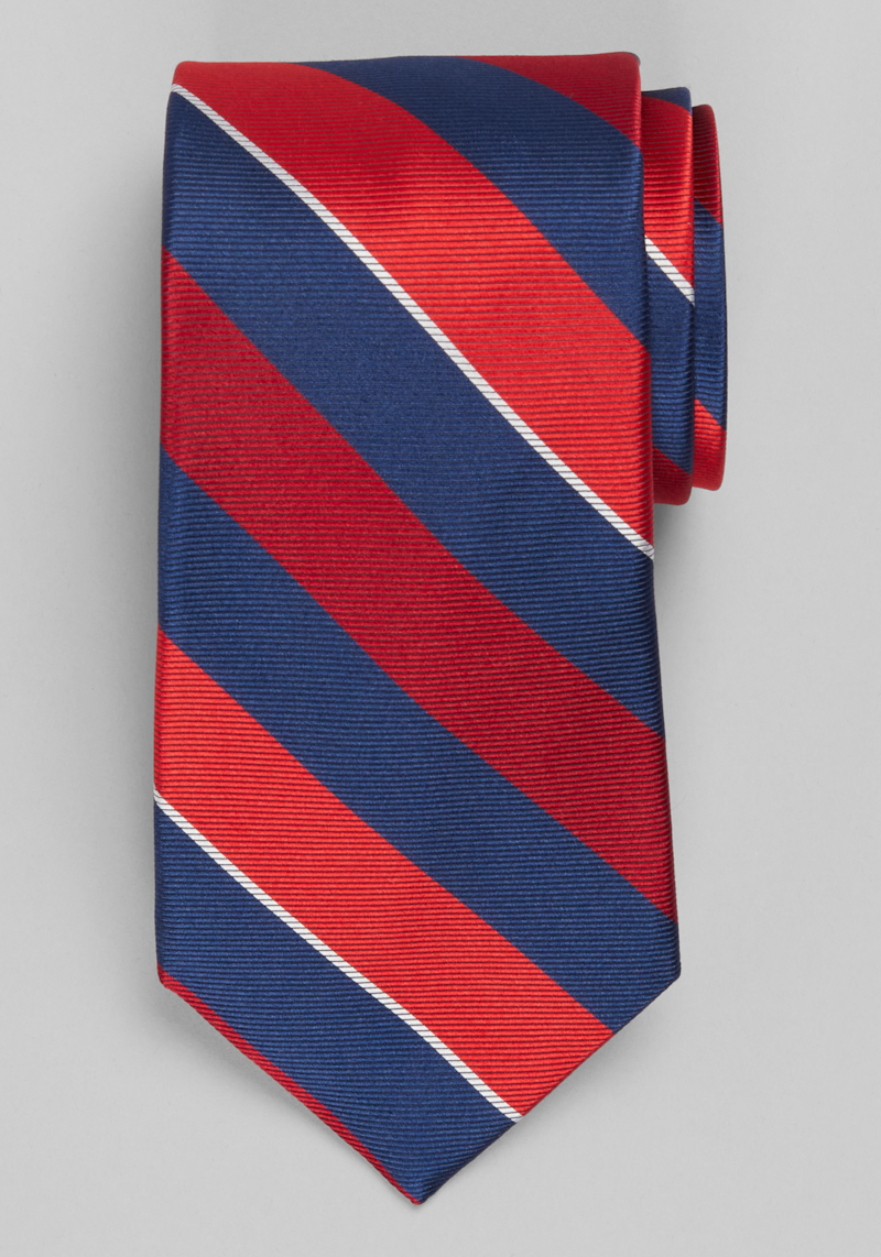 Click here for Mens Stripe Tie at Jos. A. Bank  Navy/Red  Size On... prices