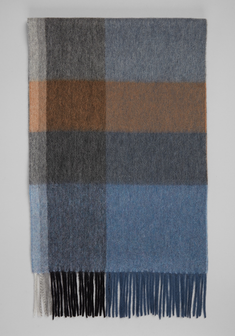 Click here for Mens Jos. A. Bank Colorblock Cashmere Scarf at Jos... prices